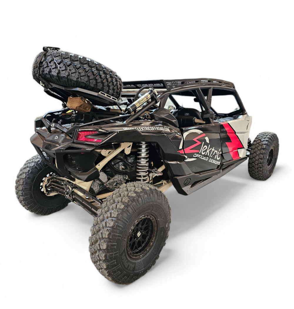2017+ Can Am X3 Maverick Volt Series Baja Spare Tire Rack | EOD