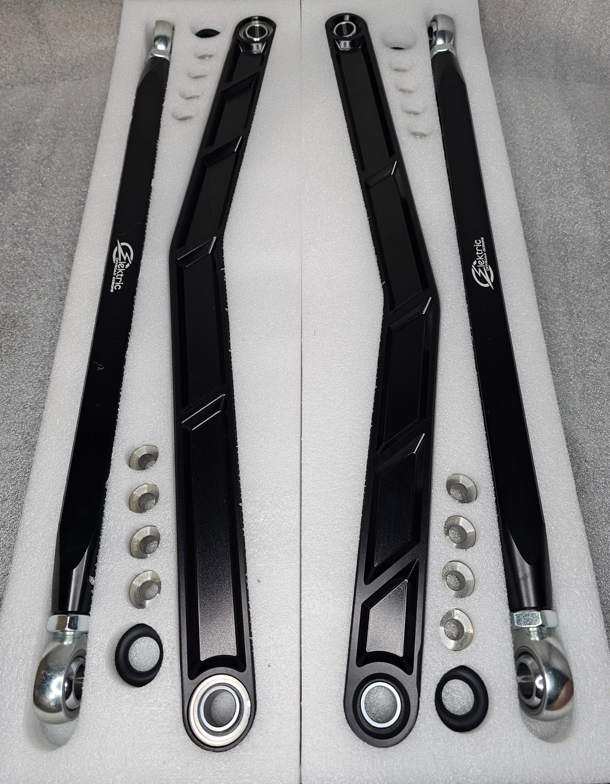 2020+ Polaris RZR Pro XP Radius Rods in Black Finish | EOD