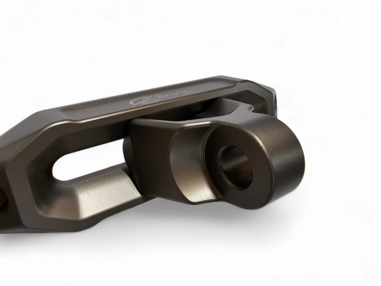 Elektric Offroad Designs UTV Winch Fairlead and Hook Anodized Gunmetal