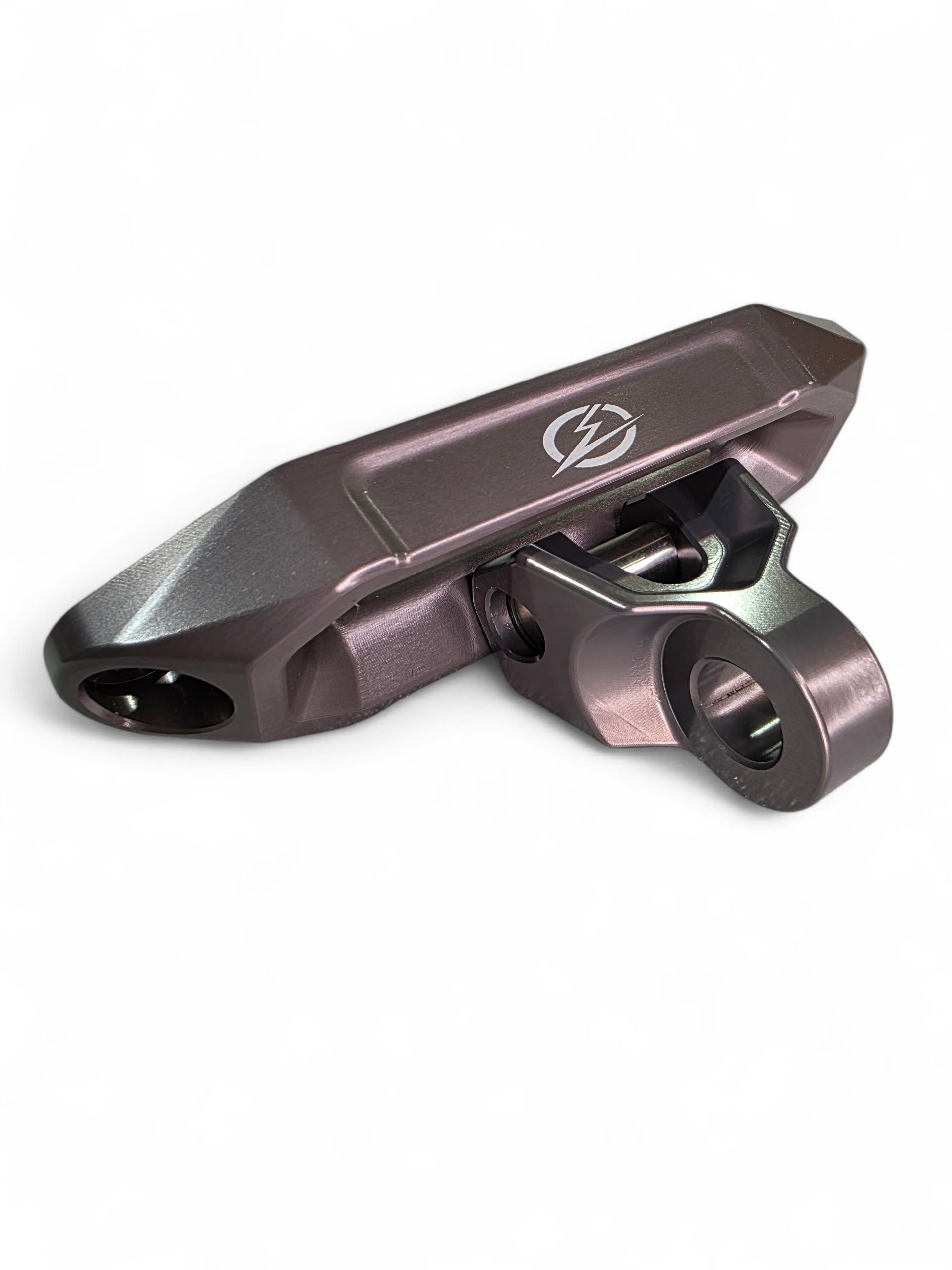 Elektric Offroad Designs UTV Winch Fairlead and Hook Anodized Gunmetal